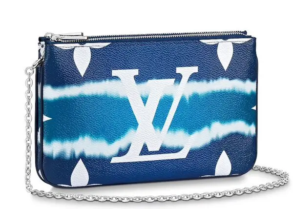 LOUIS VUITTON Pochette Double Zip Escale