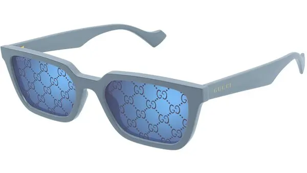 Gucci Square Frame Sunglasses - Light Blue/purple (gg1539s/003