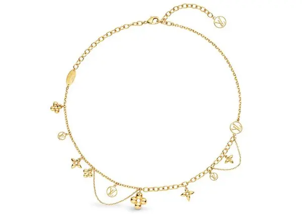 LOUIS VUITTON Blooming Supple Necklace - Brass
