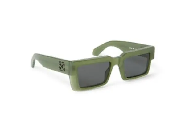 Off-White Moberly Square Sunglasses - Olive/dark Grey (oeri114s24pla0015707/fr)