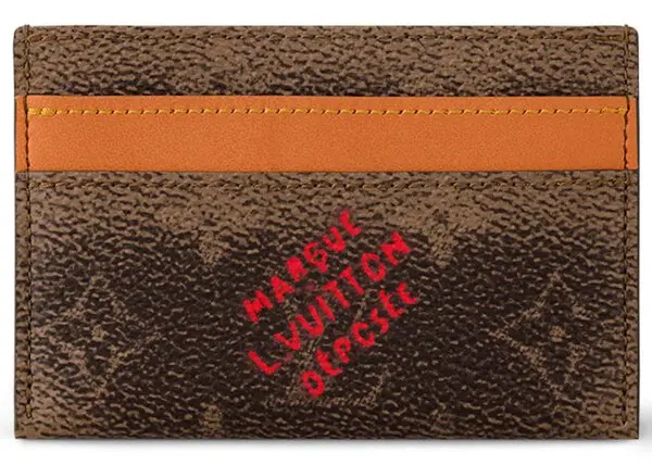 LOUIS VUITTON Double Card Holder - Monogram Dust