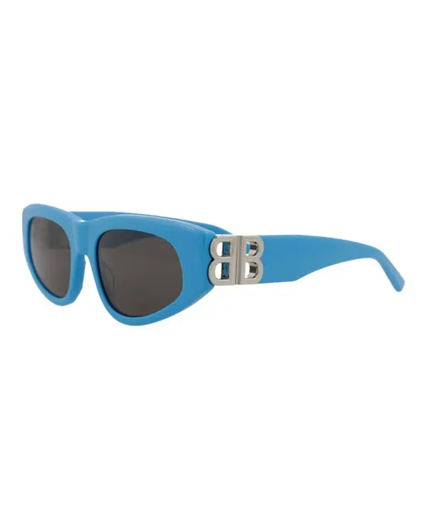 Balenciaga Cat Eye Sunglasses - Light Blue/silver/grey (bb0095s