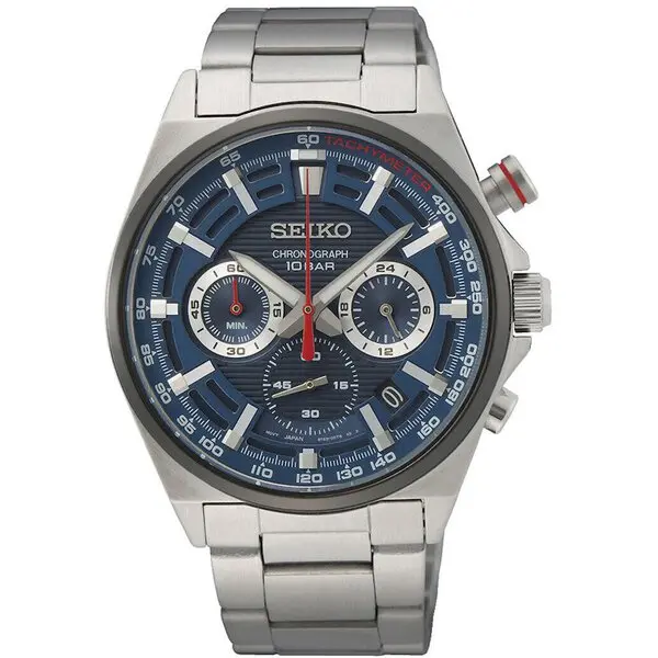 SEIKO Classic Chronograph Watch - Stainless Steel