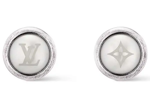 LOUIS VUITTON Pearls Rodeo Earrings - White
