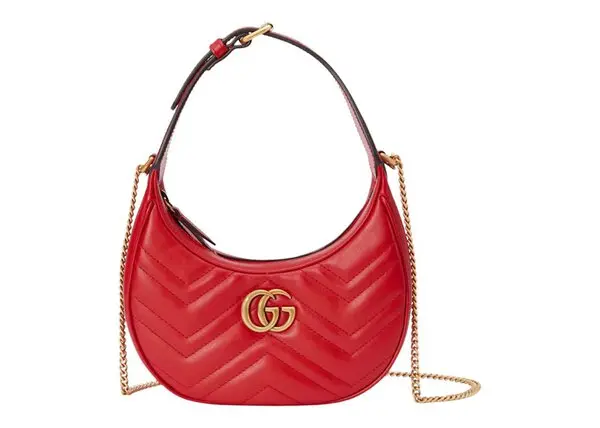 Gucci Gg Marmont Matelassé Mini Bag - Red