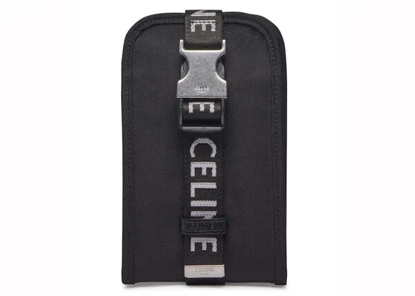 Celine Trekking Phone Pouch - Black