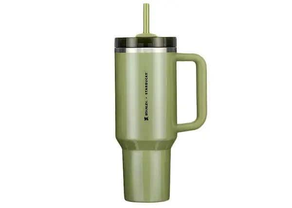 STANLEY X Starbucks Exclusive Flowstate Quencher 40oz Tumbler - Olive Green