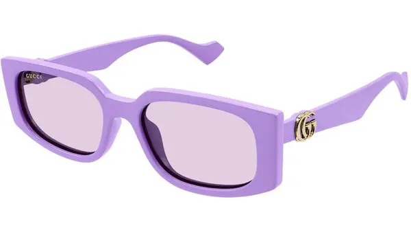 Gucci Rectangle Gg Sunglasses - Violet/purple (gg1534s/004)