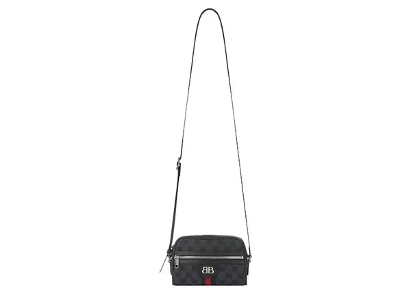 Gucci X Balenciaga The Hacker Project Camera Bag - Black