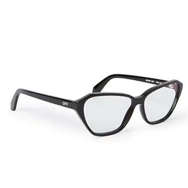 Off-White Style 37 Eyeglasses - Black/clear Lens (oerj037f23pla0011000/fr)