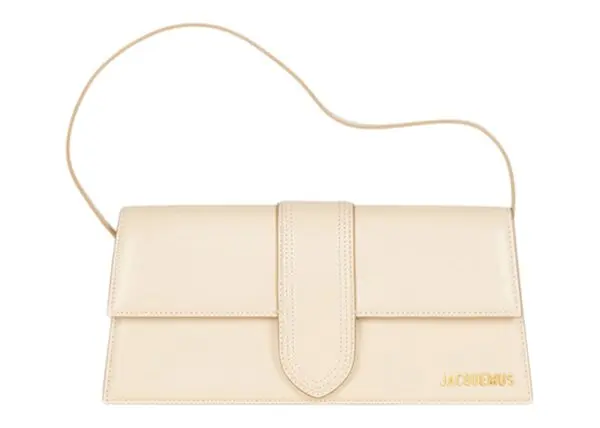 Jacquemus Le Bambino Long Flap Shoulder Bag - Ivory
