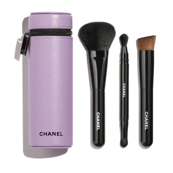 Chanel Codes Couleur Limitededition Collection Of 3 Essential Brushes - 135/immortelle