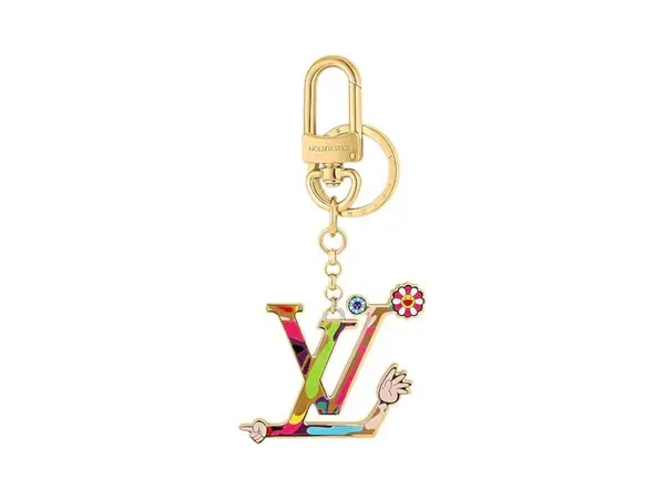 LOUIS VUITTON X Takashi Murakami Iconic Superflat Key Holder - Multicolor