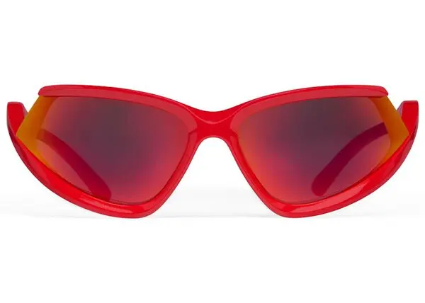 Balenciaga Side Xpander Cat Sunglasses - Red (751418t00076309)