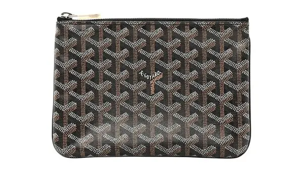 Goyard Senat Pouch Ine Pm - Black/tan