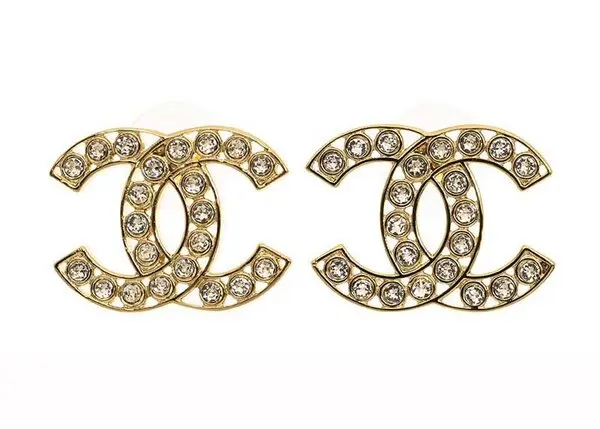 Chanel Cc Logo Earrings - Gold (aba870)