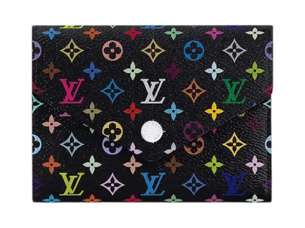 LOUIS VUITTON X Takashi Murakami Victorine Wallet - Black Multicolored