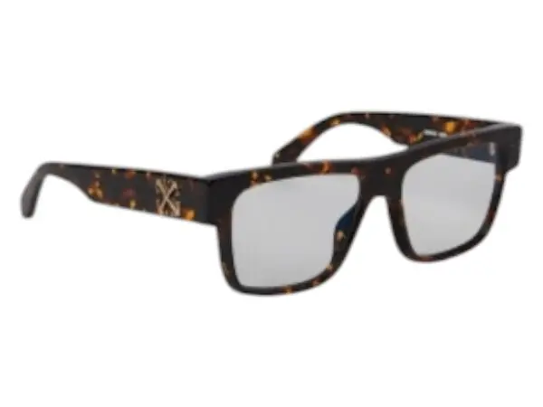 Off-White Style 60 Eyeglasses - Havana Blue Light Block (oerj060s24pla0016000/fr)