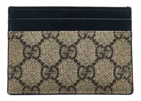 Gucci Card Case Supreme - Beige/black