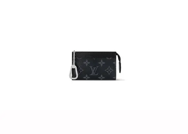 LOUIS VUITTON Key Pouch Voyage - Monogram Eclipse