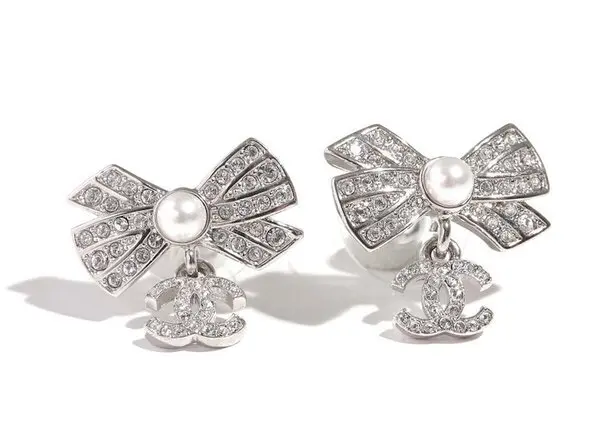 Chanel Bow Tie Earring