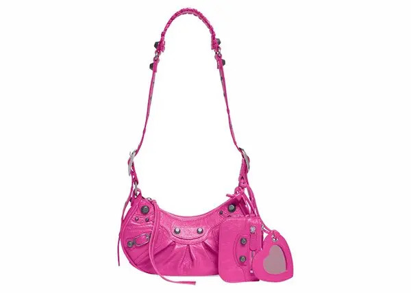 Balenciaga Le Cagole Shoulder Bag Xs - Pink
