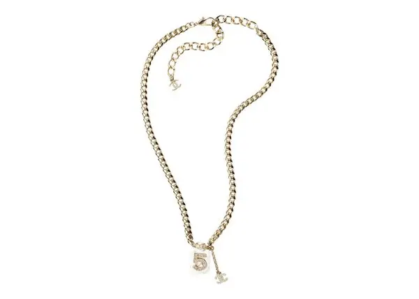 Chanel Metal And Diamantes Necklace - Gold/pearly White/crystal