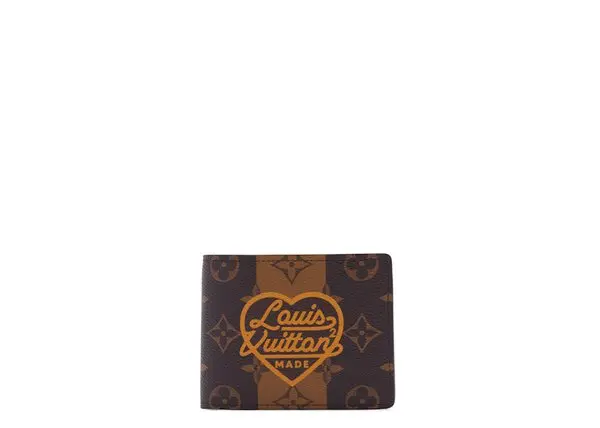 LOUIS VUITTON X Nigo Ple Wallet Monogram Stripes - Brown