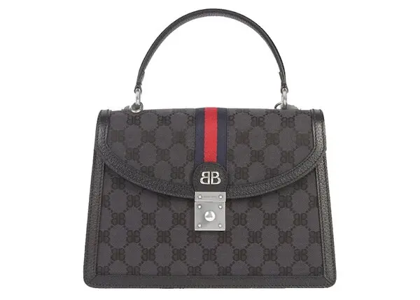 Gucci X Balenciaga The Hacker Project Small Handbag - Black