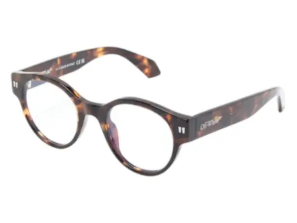 Off-White Style 55 Eyeglasses - Havana Blue Light Block (oerj055s24pla0016000/fr)
