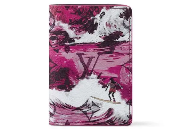 LOUIS VUITTON Pocket Organizer Monogram Surfin - Pink