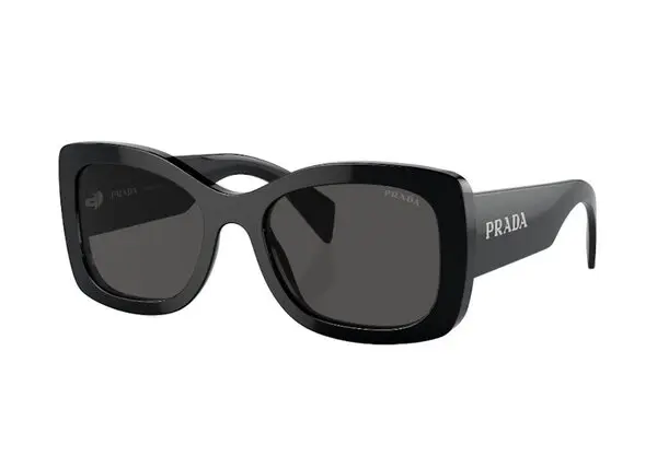 Prada Square Frame Sunglasses - Black (spr A08 1ab/5s0)