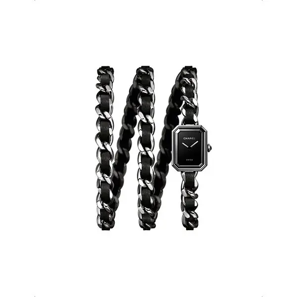 Chanel Première Iconic Quartz Movement Watch - Black