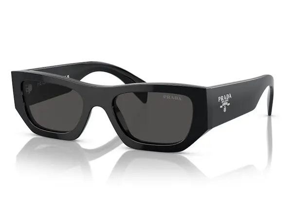 Prada Square Sunglasses - Black/dark Grey (spra01 16k/0 8z)
