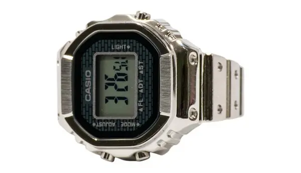 Casio Ring Watch - Stainless Steel
