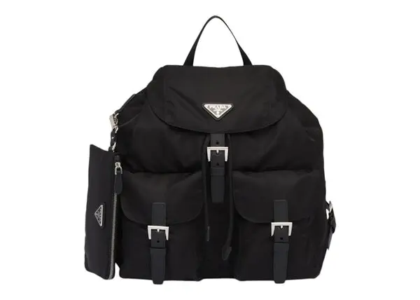 Prada Re-nylon Medium Backpack - Black