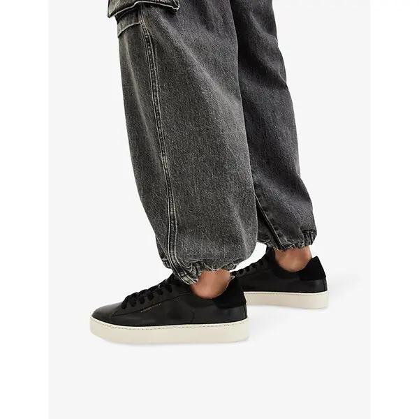 ALLSAINTS Shana Leather Low-top Trainers - Black