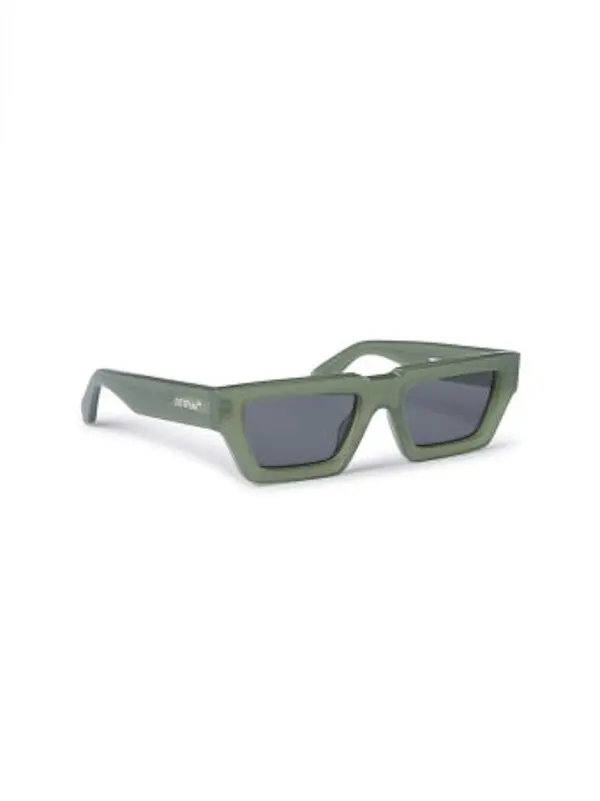 Off-White Manchester Sunglasses - Olive Green/dark Grey/grey (oeri129s24pla0015707