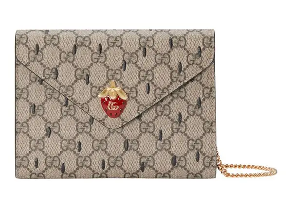 Gucci Double G Strawberry Mini Bag