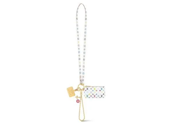 LOUIS VUITTON X Takashi Murakami Phone Holder - White Multicolored