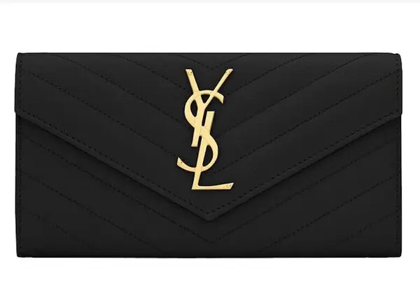 Saint Laurent Wallet Monogram - Black