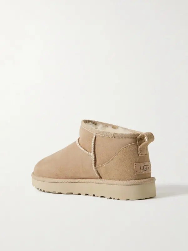 UGG Classic Ultra Mini Shearling Boots - Neutrals