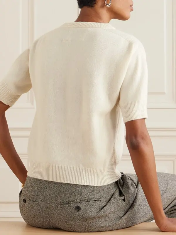 Sasuphi Cashmere Short Sleeve Sweater