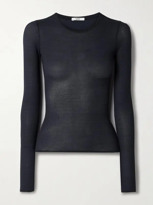 FFORME Ames Stretch-silk T-shirt