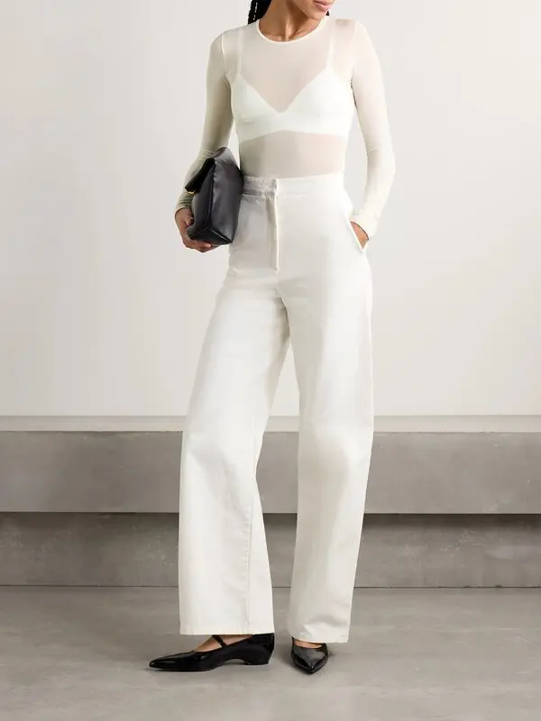FFORME Ames Stretch-silk T-shirt