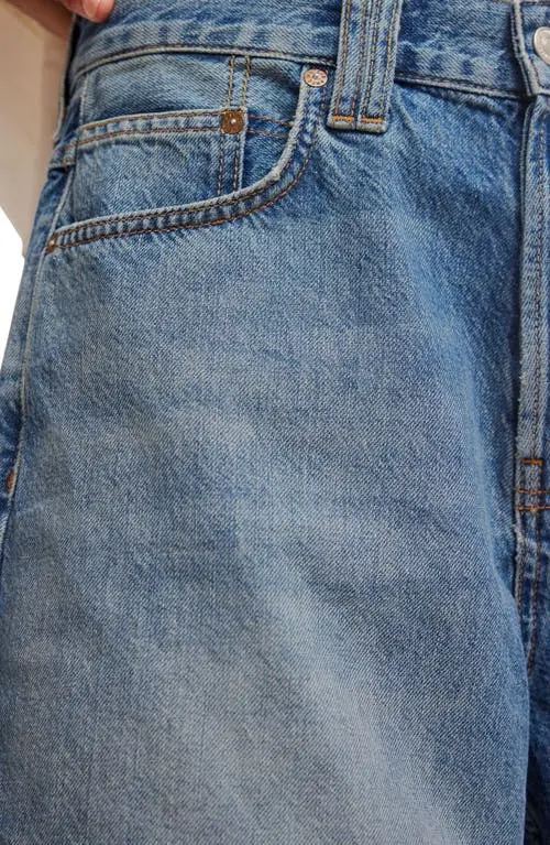 Free People Montana Denim Bermuda Shorts - Haven