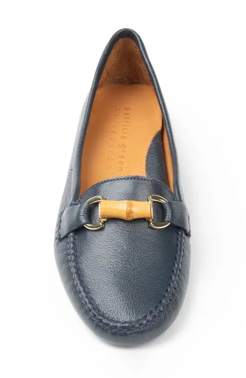 PATRICIA GREEN Jillian Driving Loafer - Navy Leather