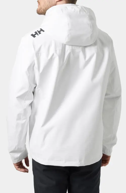 Helly Hansen Hooded Crew 2.0 Waterproof Midlayer Sailing Jacket - White