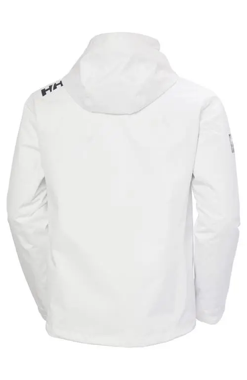 Helly Hansen Hooded Crew 2.0 Waterproof Midlayer Sailing Jacket - White