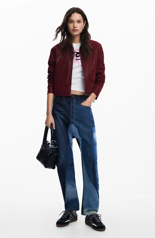 Desigual Herita Straight Leg Jeans
